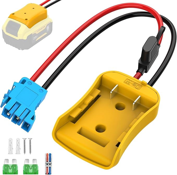 20V To 12V Power Wheels Conversion Kit 2 Pack DeWalt 20V Battery ...