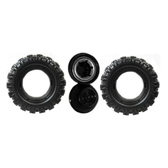 Power Wheels F150 Raptor DMM94 & FJJ63 2 Wheel Replacement Tire ...