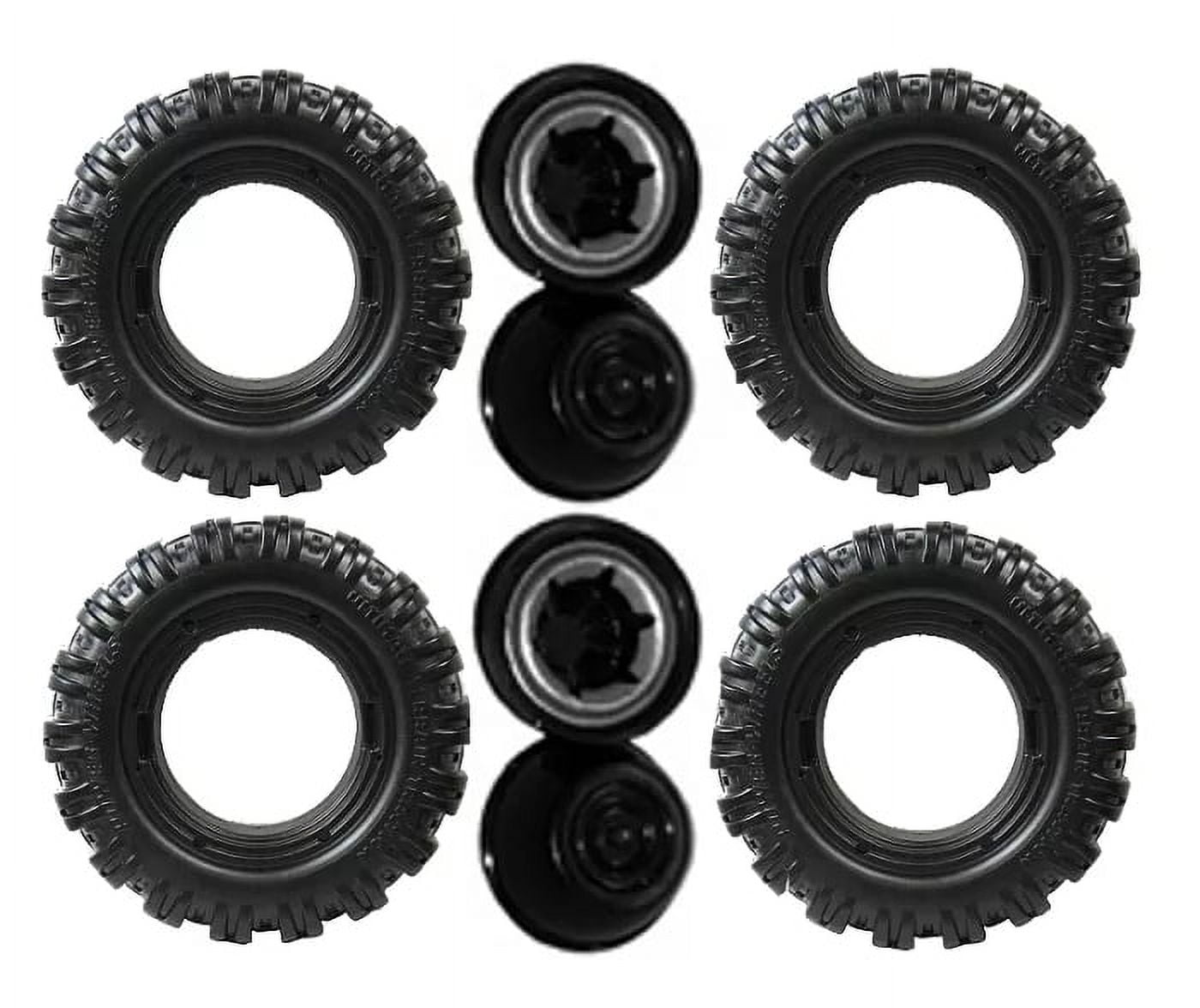 Power Wheels F150 Raptor DMM94 & FJJ63 4 Wheel Replacement Tire ...