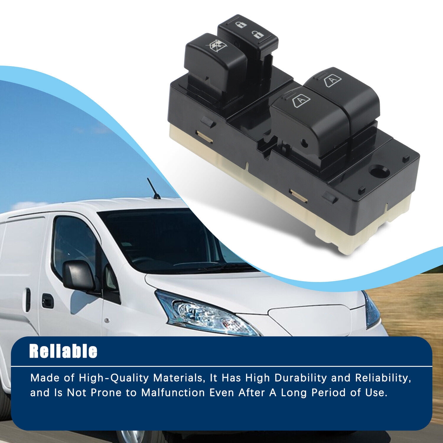 Power Window Controller Switch Left Side Fit for 2013-2018 Nissan NV200 ...