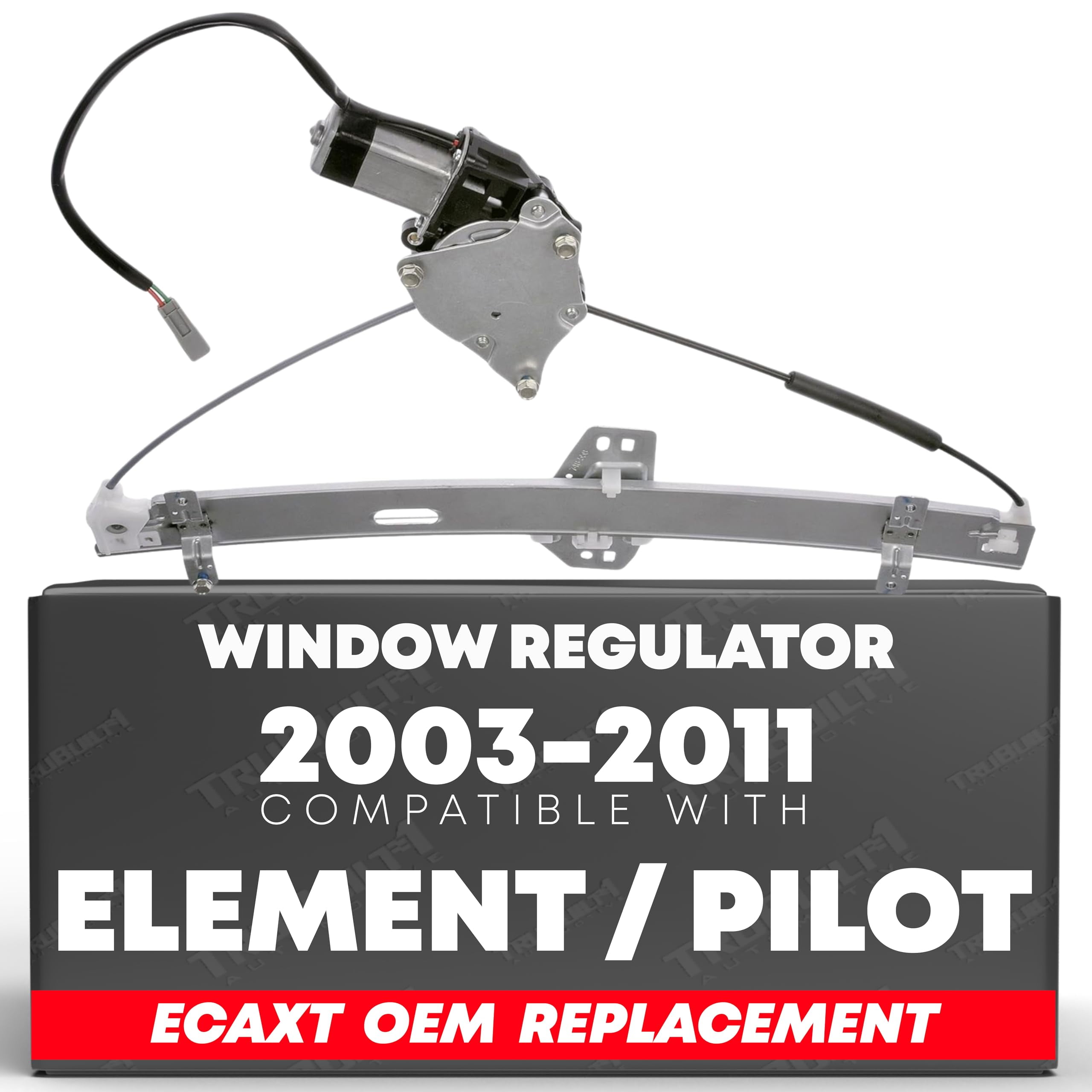 Power Window Regulator w/Motor Assembly Upgraded Metal, Rear Passenger ...