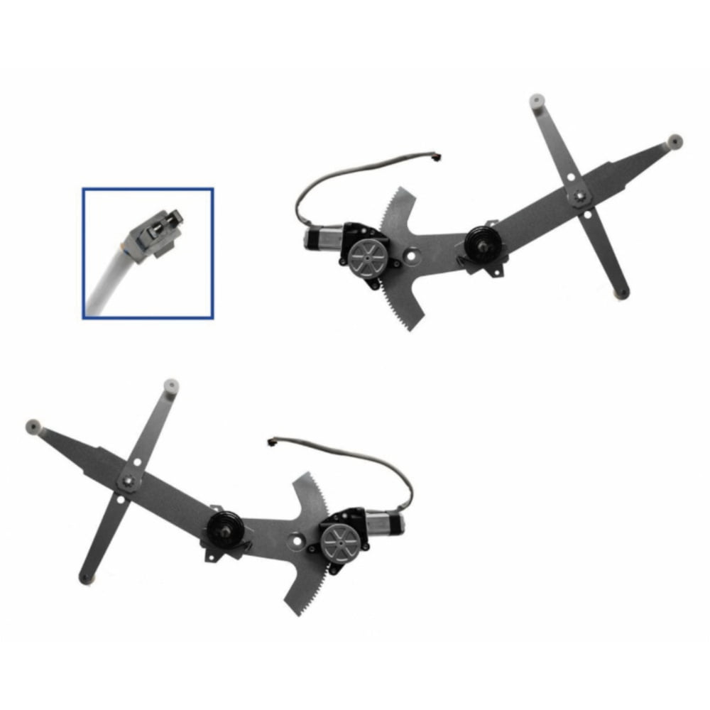 Power Window Regulator w/ Motor LH & Pair of 2 For 93-02 Camaro 93-02 Firebird Fits select: 1993 ...