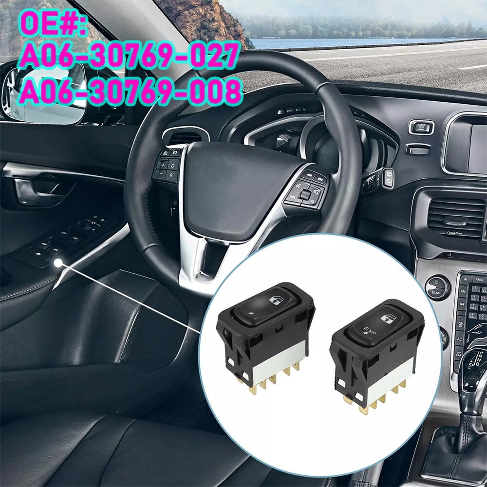 Power Window Switch Front Left & Right For Freightliner A06-30769008 ...