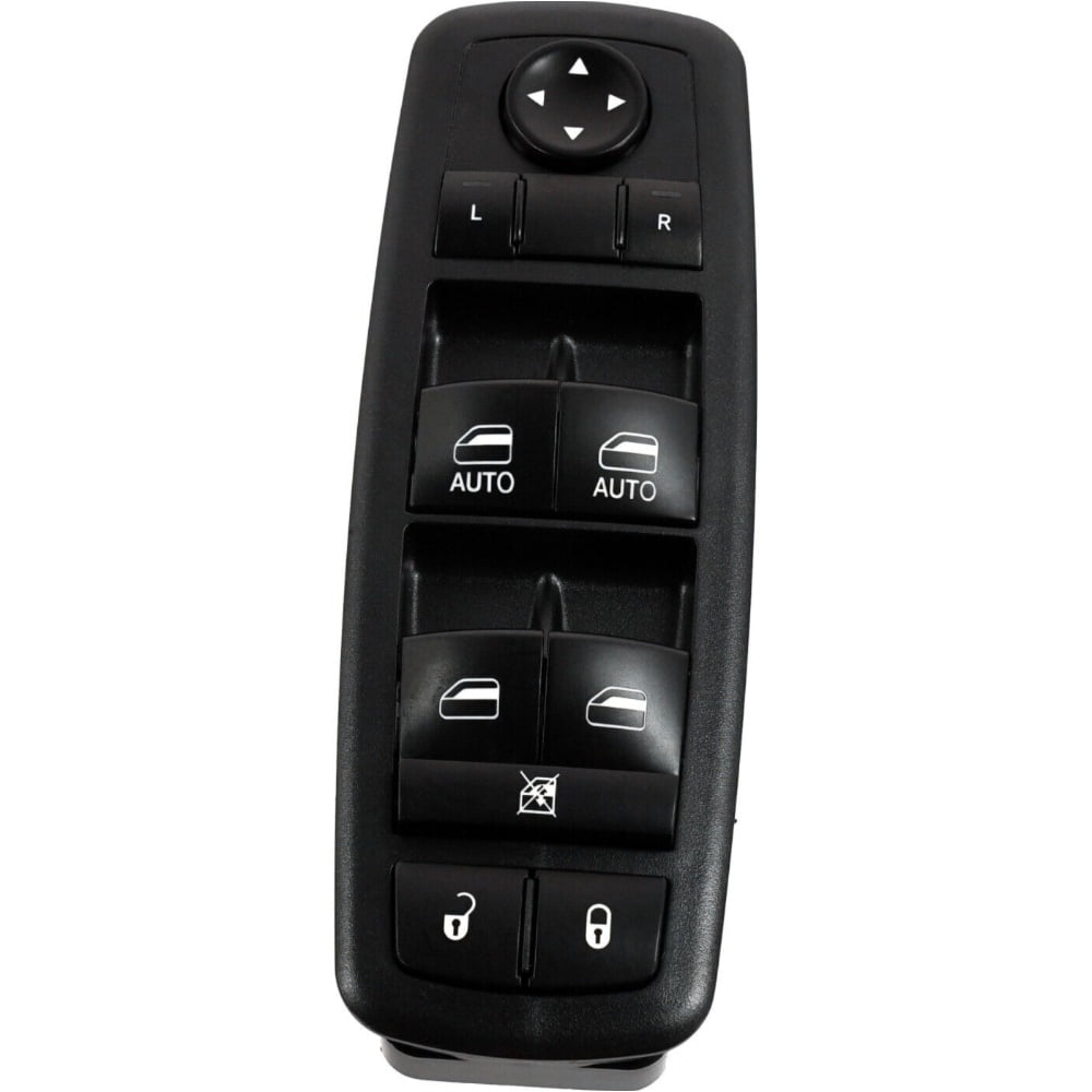 Power Window Switch Front Left Side Black For 2011-2013 Dodge Durango ...