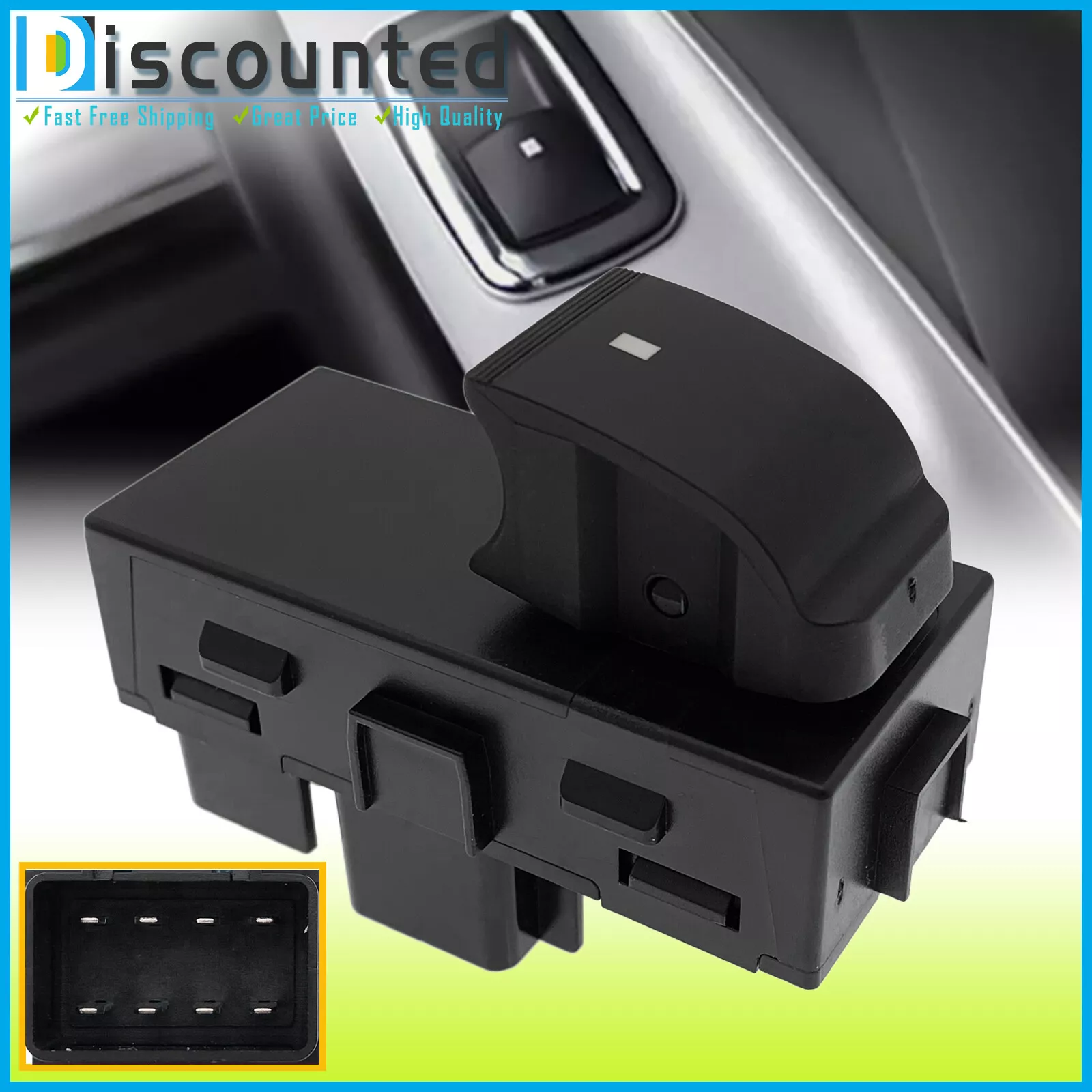 Power Window Switch Rear LH Left or RH Right for Buick Chevy GMC Saturn ...