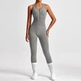 Power Workout Jumpsuit for Women Yoga Gym Seamless One Piece Racerback ...