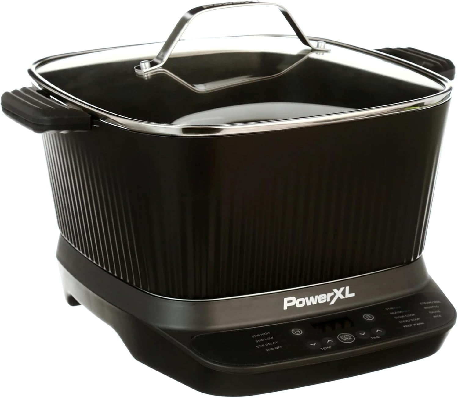 Power-XL StirMax 7.5 Qt Multi-Cooker, 9 Presets, One-Touch Control ...
