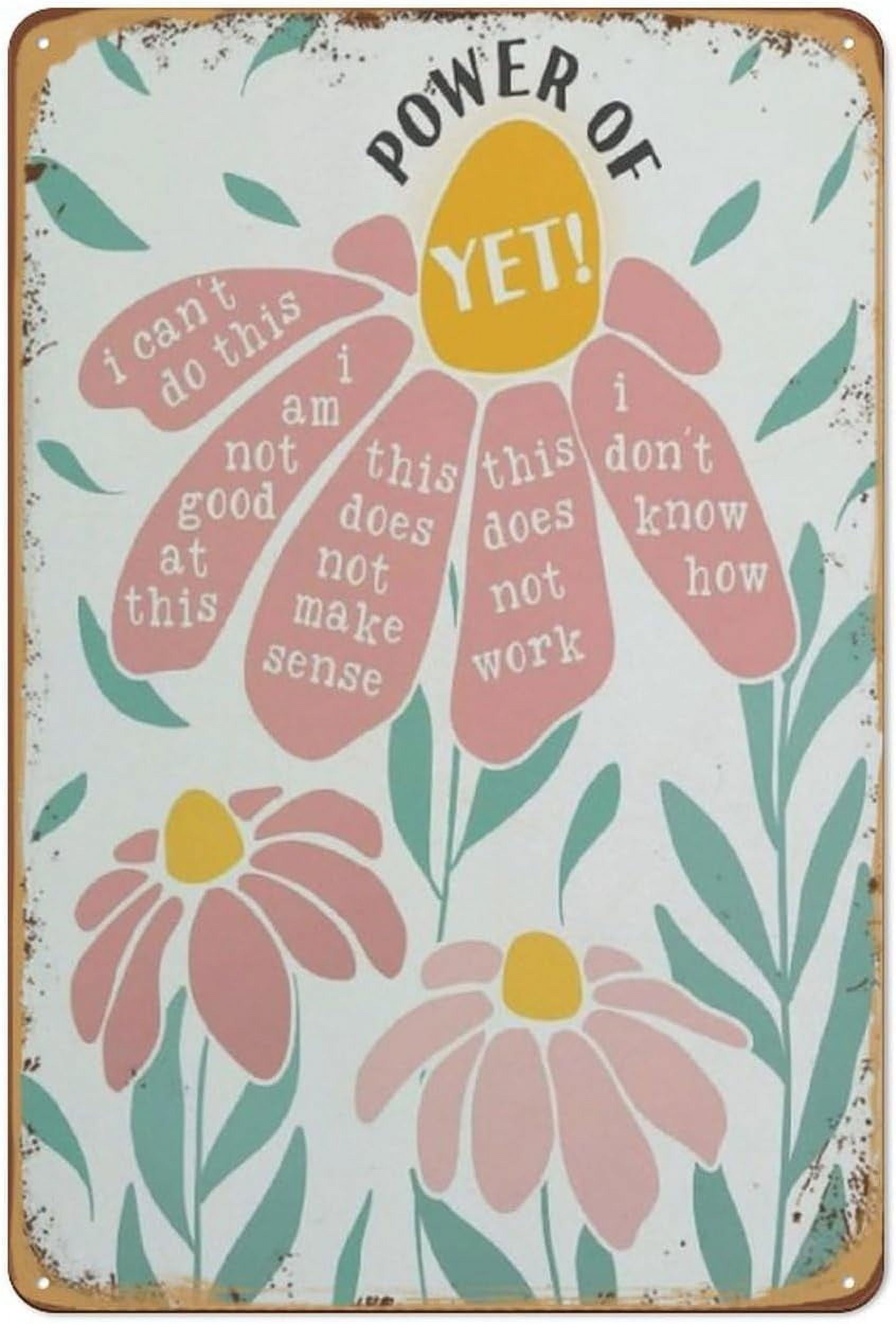 Power Of Yet,Growth Mindset,Kids Desk Decor,Elementary Classroom Decor ...