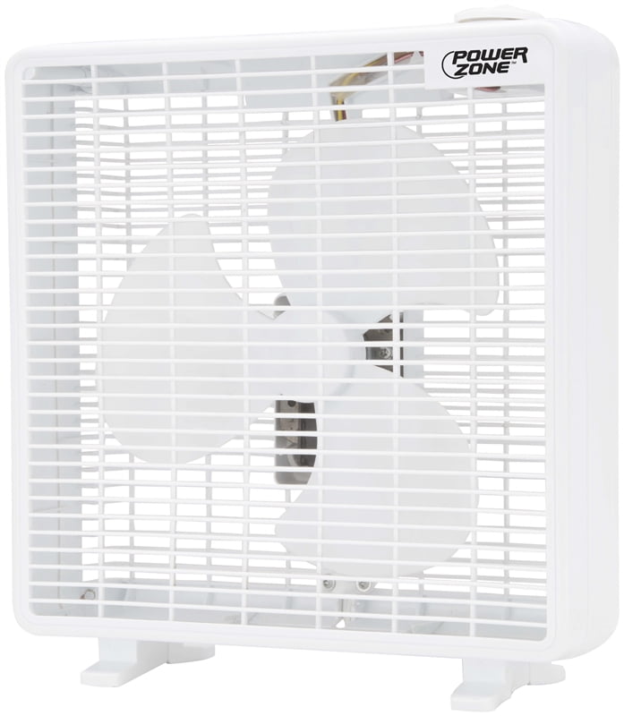 Power Zone 10" 3-Speed Quiet Box Fan - Walmart.com