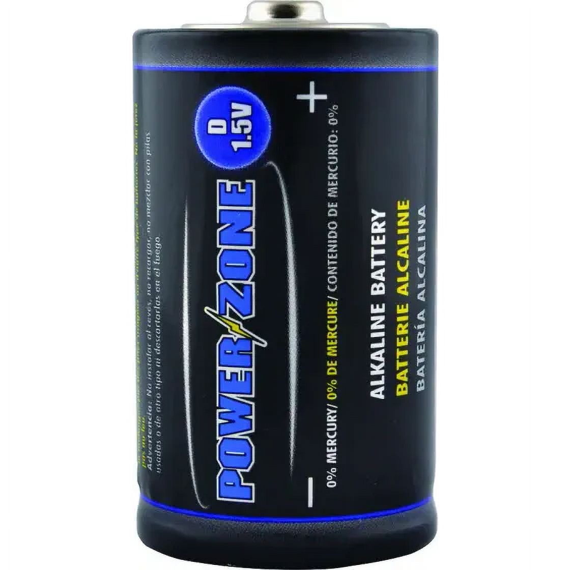 Power Zone LR20-2P-DB Battery, 1-1/2 V Battery, D Battery, Alkaline ...