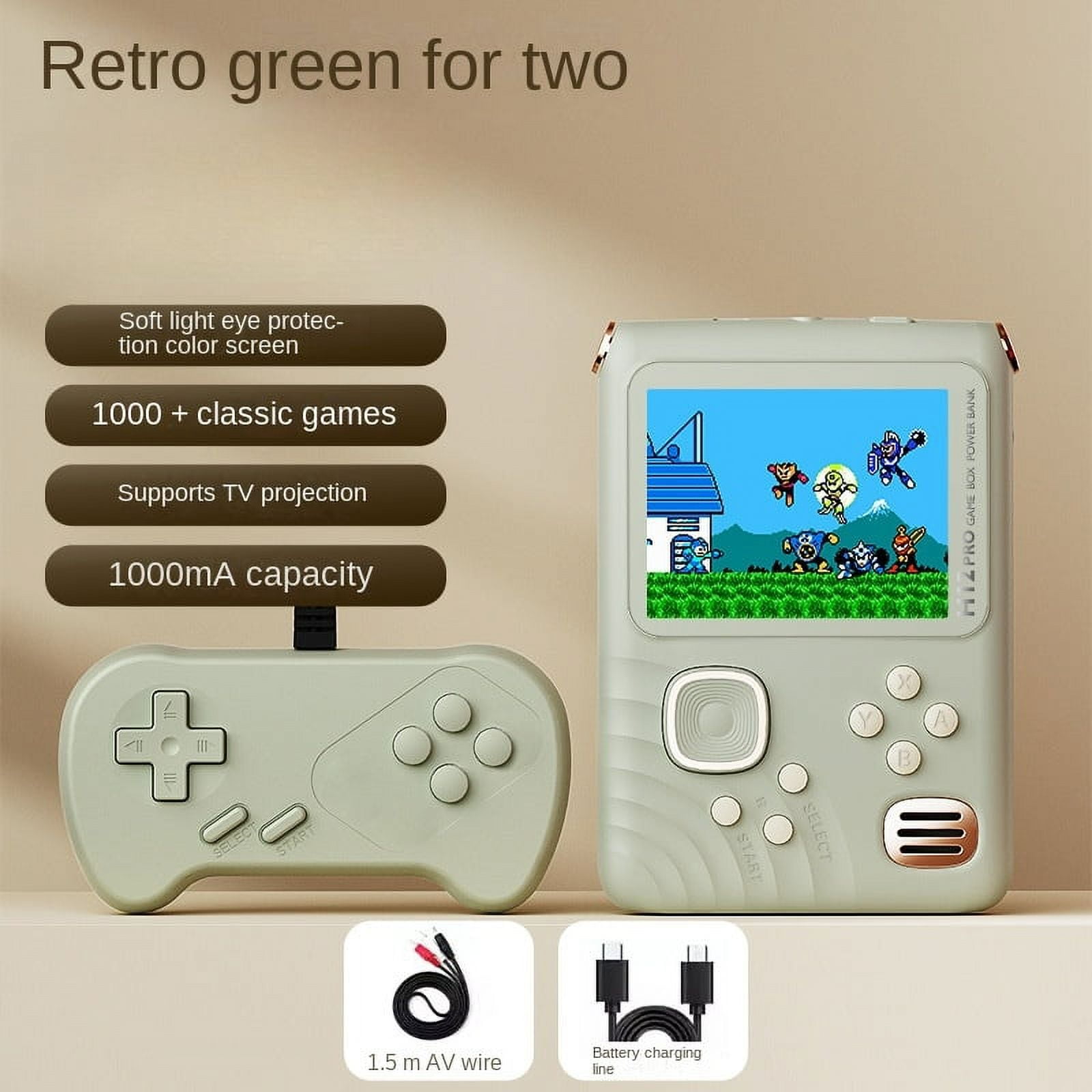 Power bank game console handheld game console 1000 mAh 35 inch handheld ...