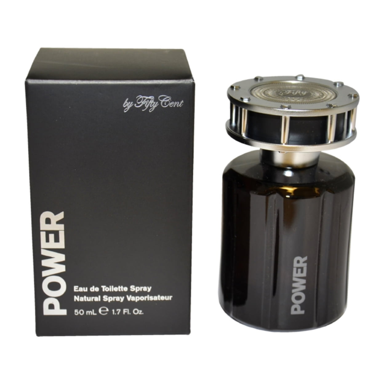 50 Cent Power for Men, 1.7 oz EDT Spray, Lemon Leaves, Black Pepper ...