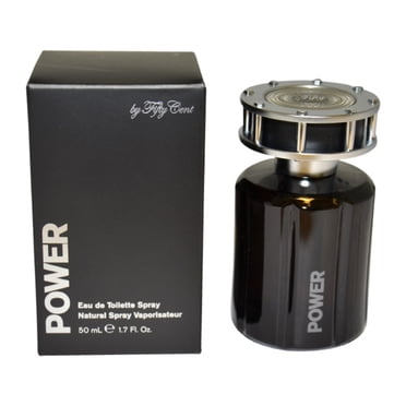 50 Cent Power Cologne, 3.4 oz EDT Spray with Lemon Leaves, Black Pepper ...