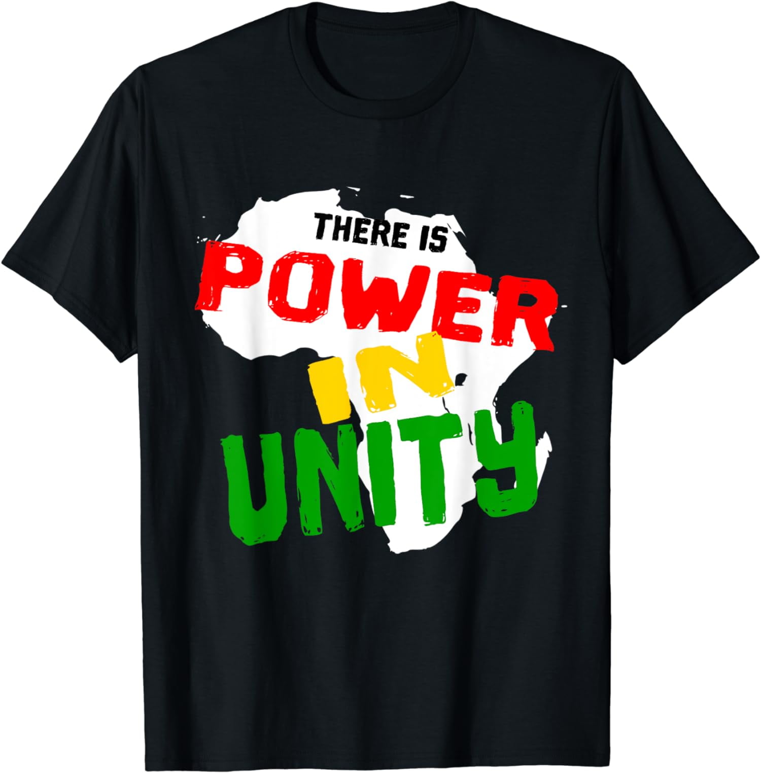 Power in Unity Black History Month 2024 Africa Map Pride T-Shirt - Walmart.com