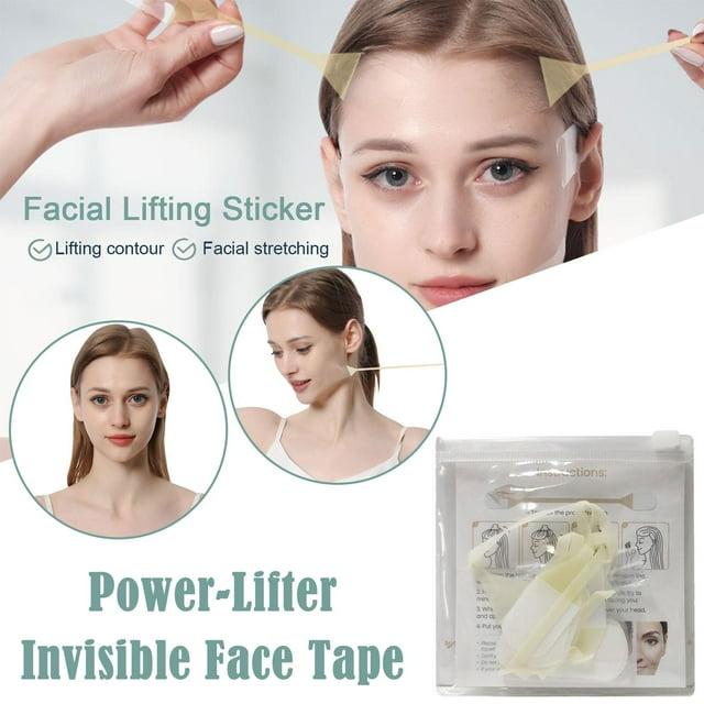 Power-lifter Invisible Face Tape Instant Face Lift Sticker Facelift ...