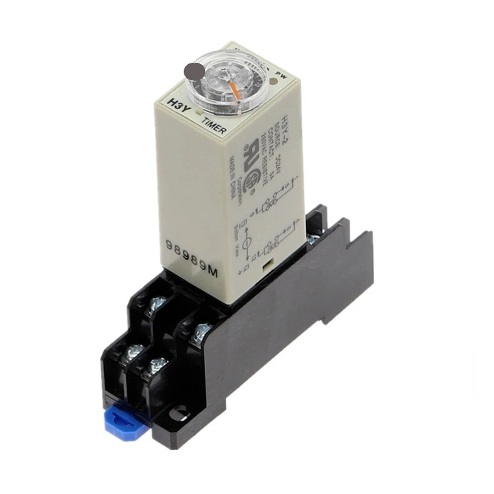 Power-on Delay Rotary Knob DPDT 1S/5S/10S/30S/60S/3M/5M/10M/30M Timer ...