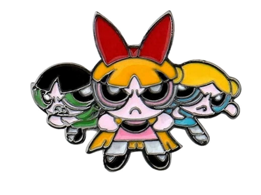 Power puff Cartoon Characters 1 Inch Tall Enamel Metal Pin - Walmart.com