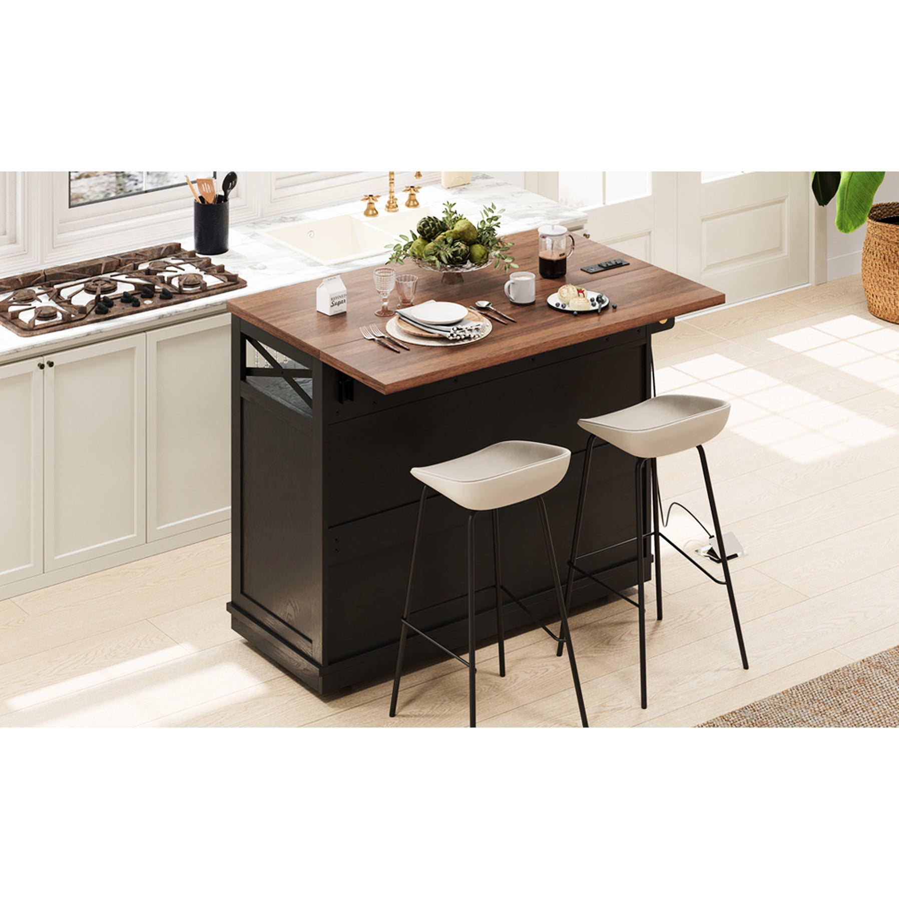 Power supply and adjustable shelves - Charge devices and store items ...