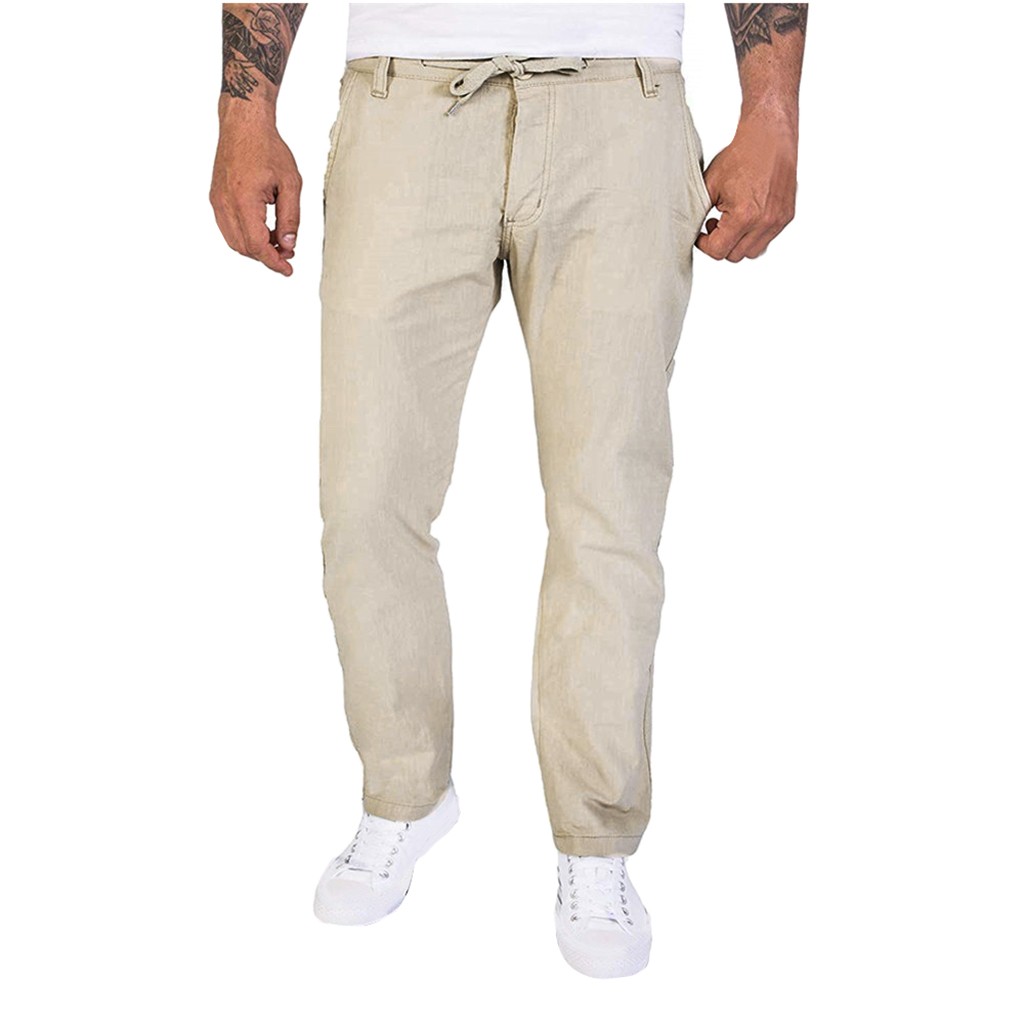 Power up Your Work Wardrobe! HIMIWAY Versatile Work Pants Men Splicing ...