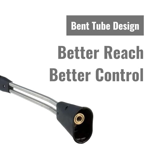 Power washer Dual Lance Wand 40-in w/Bent Tube, Spray Gun Included ...