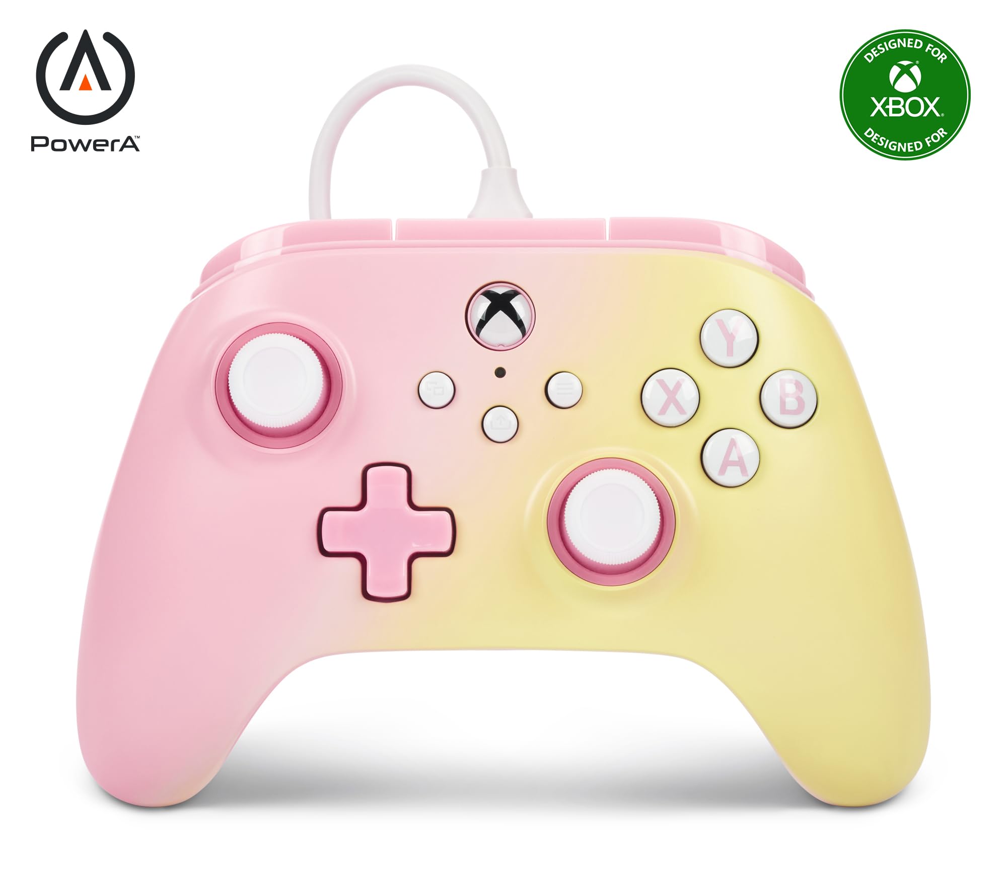 PowerA Advantage Wired Controller for Xbox Series X|S - Pink Lemonade ...