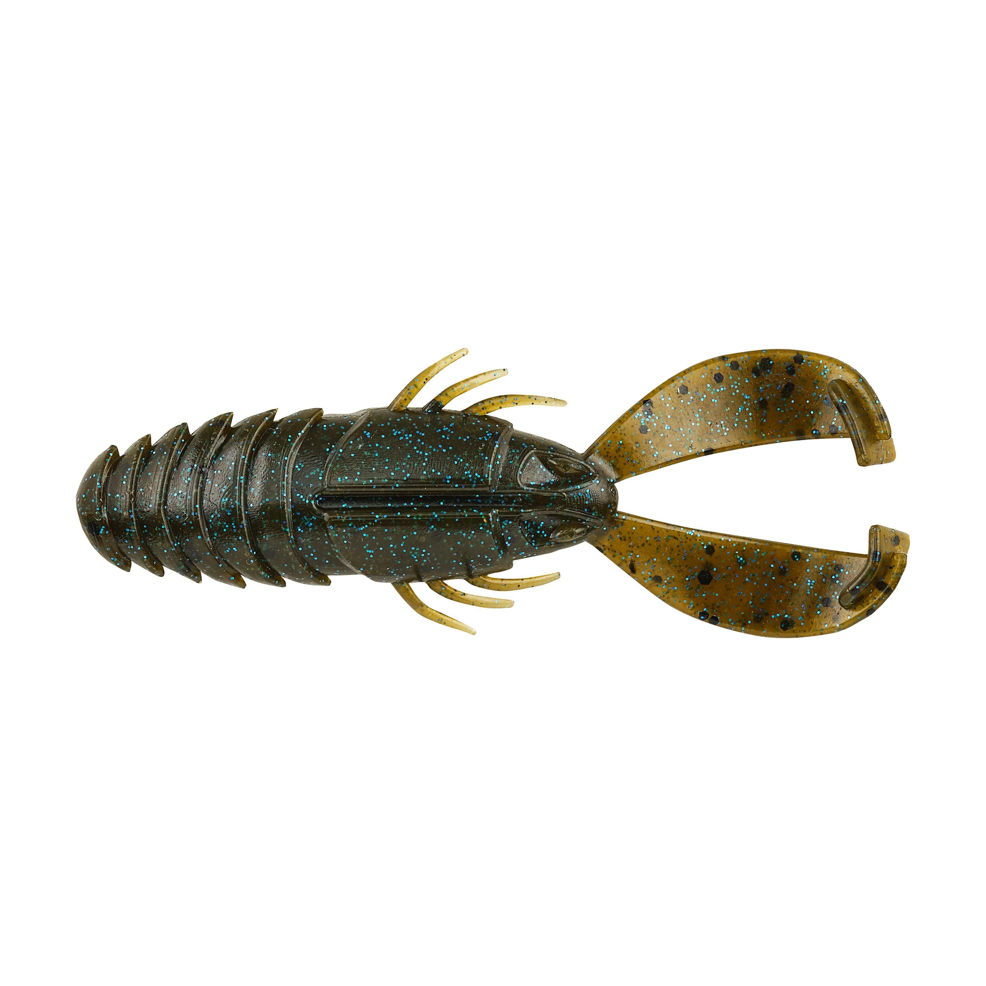 PowerBait Crash Craw - 4 Compact Ribbed Craw Bait - Walmart.com