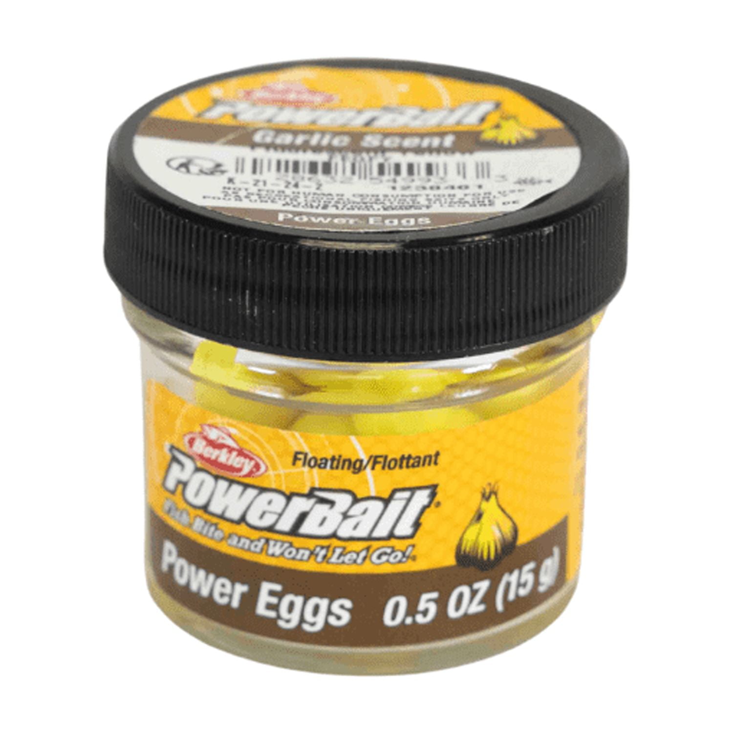 Berkley PowerBait Power Eggs Floating Magnum Garlic Fluorescent Yellow ...