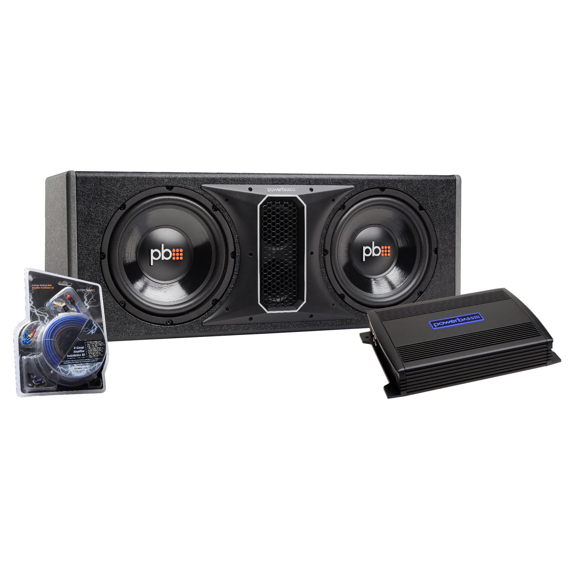 Powerbass Party Pack Dual 10 Subwoofers In Vented Enclosure With