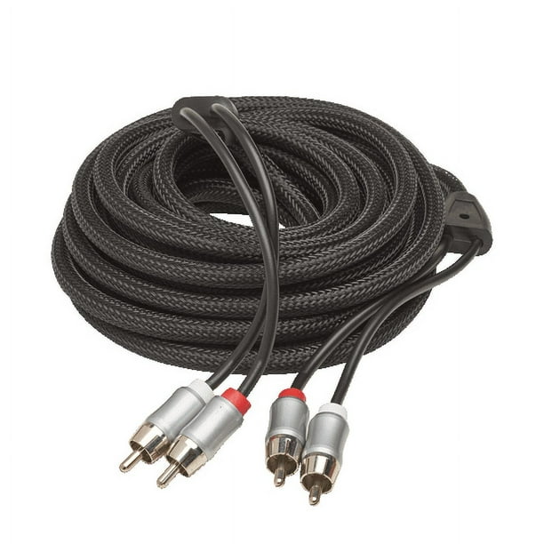 PowerBass XRCA-174 - 17' Premium 4 Channel OFC Twisted RCA Interconnect ...