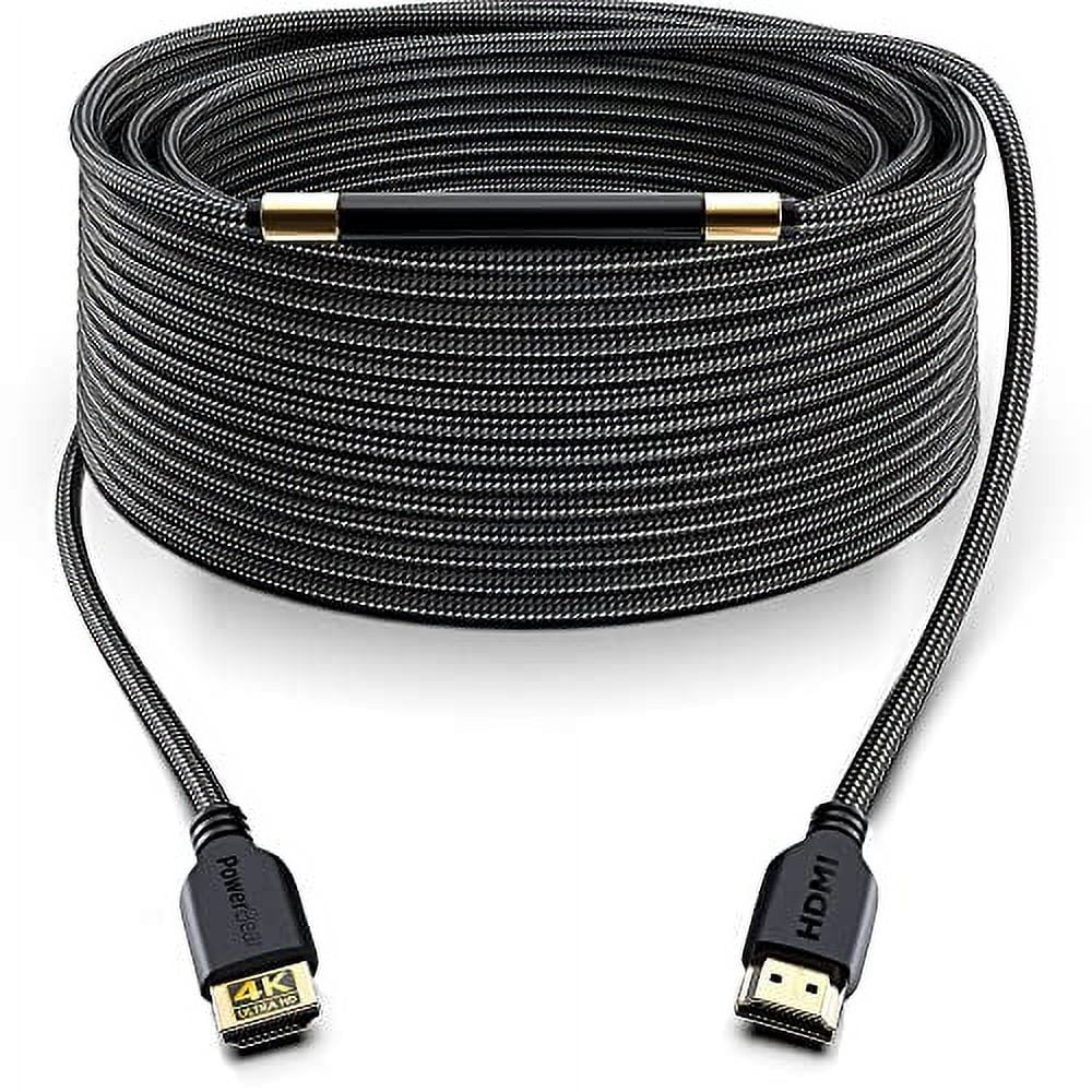 PowerBear 4K HDMI Cable 75 ft | High Speed Hdmi Cables, Braided Nylon ...