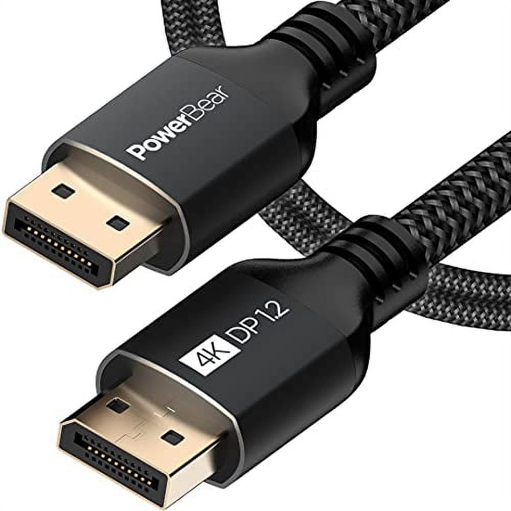 PowerBear 4k DisplayPort Cable, Ultra Hd High-Speed Display Port ...