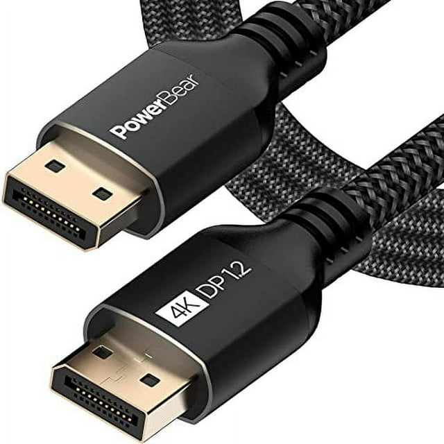 PowerBear 4K DisplayPort Cord, High-Speed DP Wire Connector, for Gaming ...