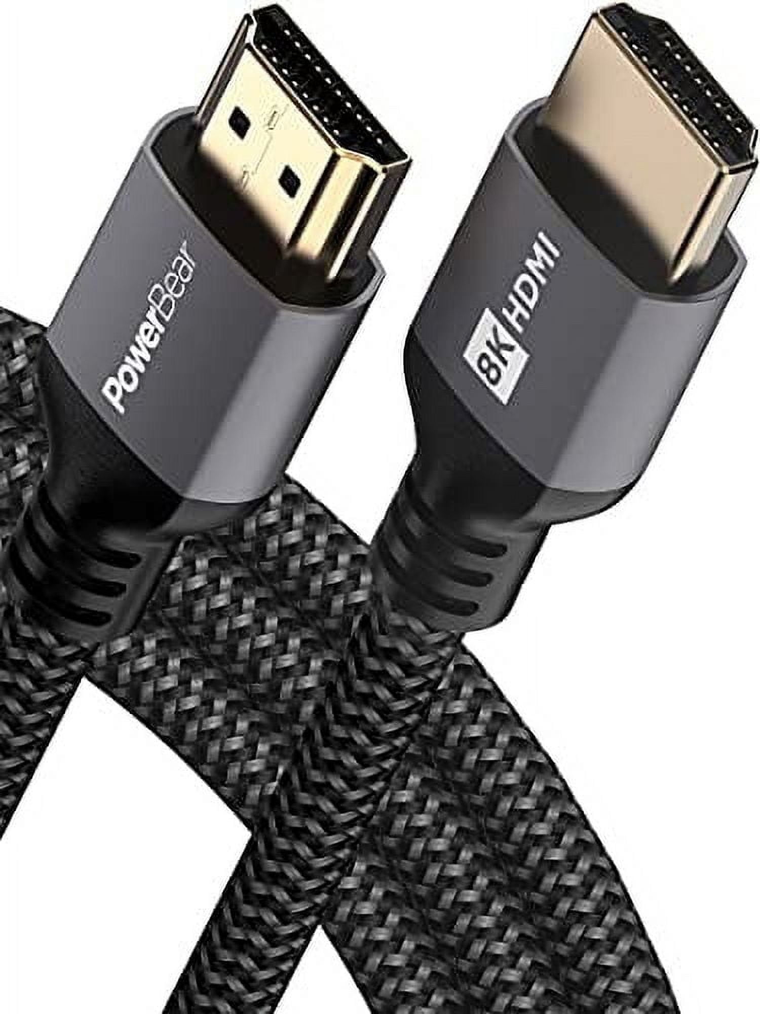 PowerBear 8k Hdmi Cable for TV, Computer, Laptop, Monitor, Projector ...