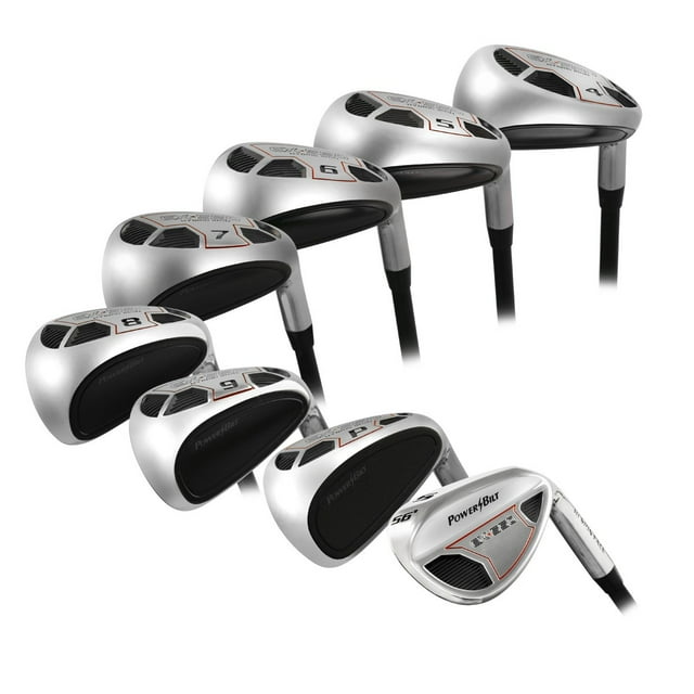 Powerbilt Men's EX-550 Hybrid Wedge Iron Set 4-PW+SW (Graphite, SENIORS ...