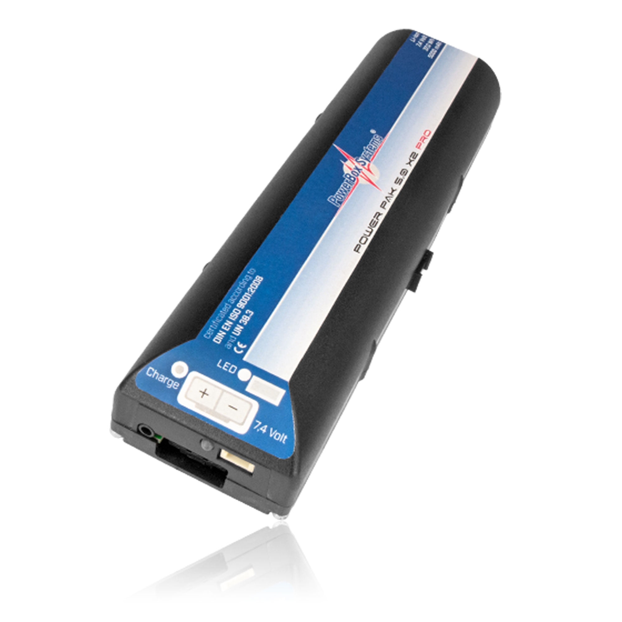 PowerBox Systems PowerPak 2.5X2 5000mAh PRO Li-Ion Rec Batt & Mount ...