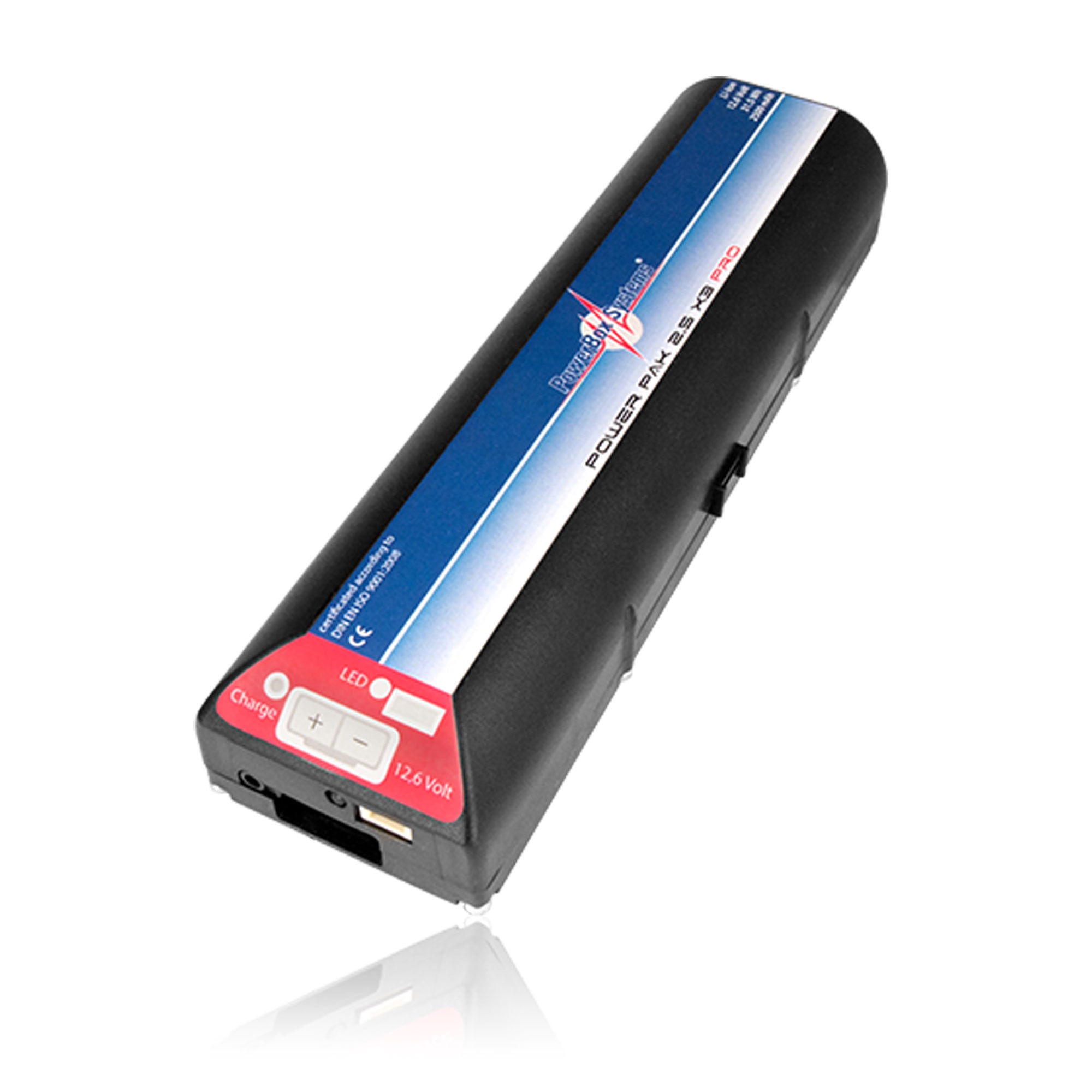 PowerBox Systems PowerPak 2.5X3 2500mAh PRO Li-Ion Rec Batt & Mount ...
