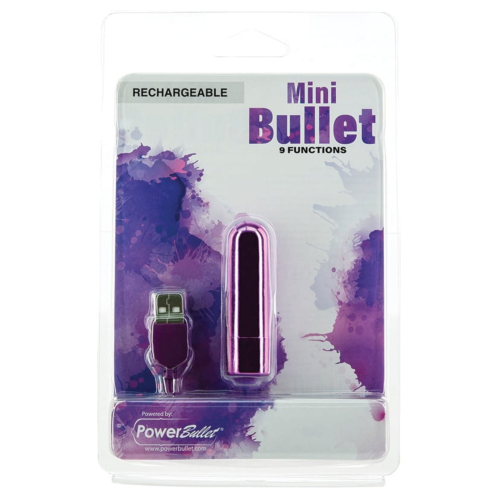 Powerbullet Mini 9 Function Bullet Vibrator Purple