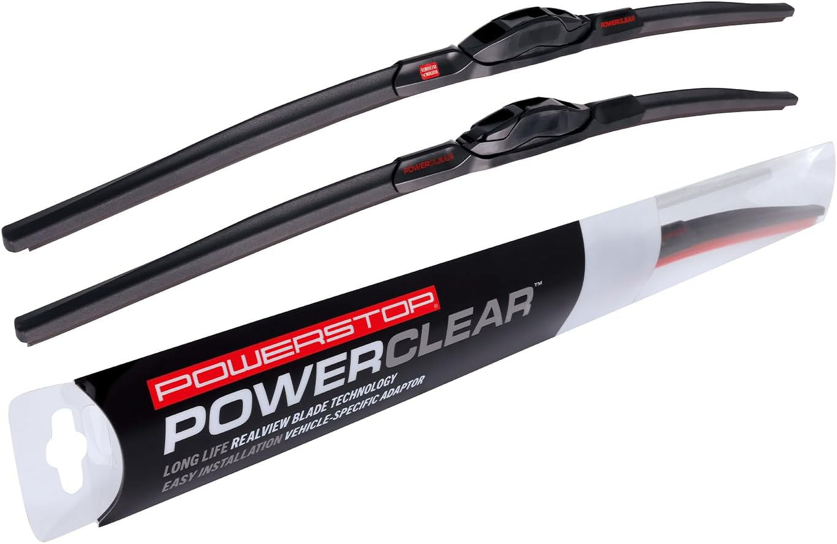 PowerClear PCK-2222-1 Front 22" + 22" Windshield Wiper Blade Set J-Hook ...