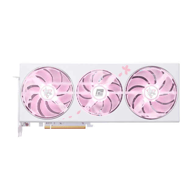 PowerColor Hellhound Sakura Radeon RX 7800 XT 16GB GDDR6 PCI Express 4. ...