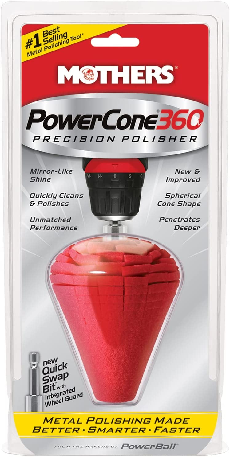 PowerCone 360, Polishing Tool with Quick Swap Bit — Patented Spherical ...