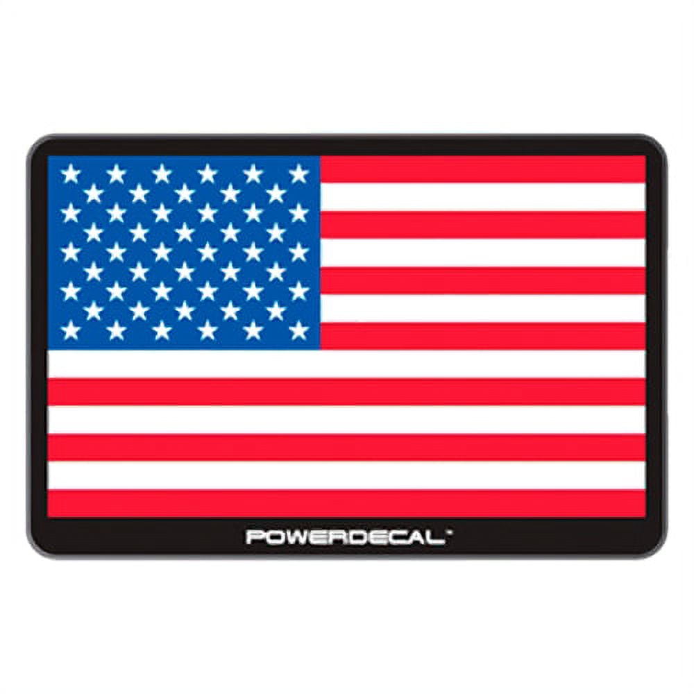 PowerDecal PWRF0001 American Flag Square Powerdecal - Walmart.com
