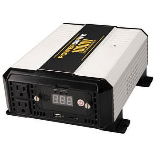 PowerDrive 12V 1000W Continuous 2000W Surge Power Inverter with Dual ...