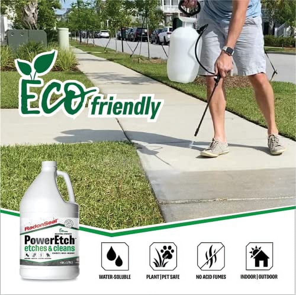 PowerEtch Concrete Etcher & Cleaner - Opens Pores, Neutralizes & Cleans ...