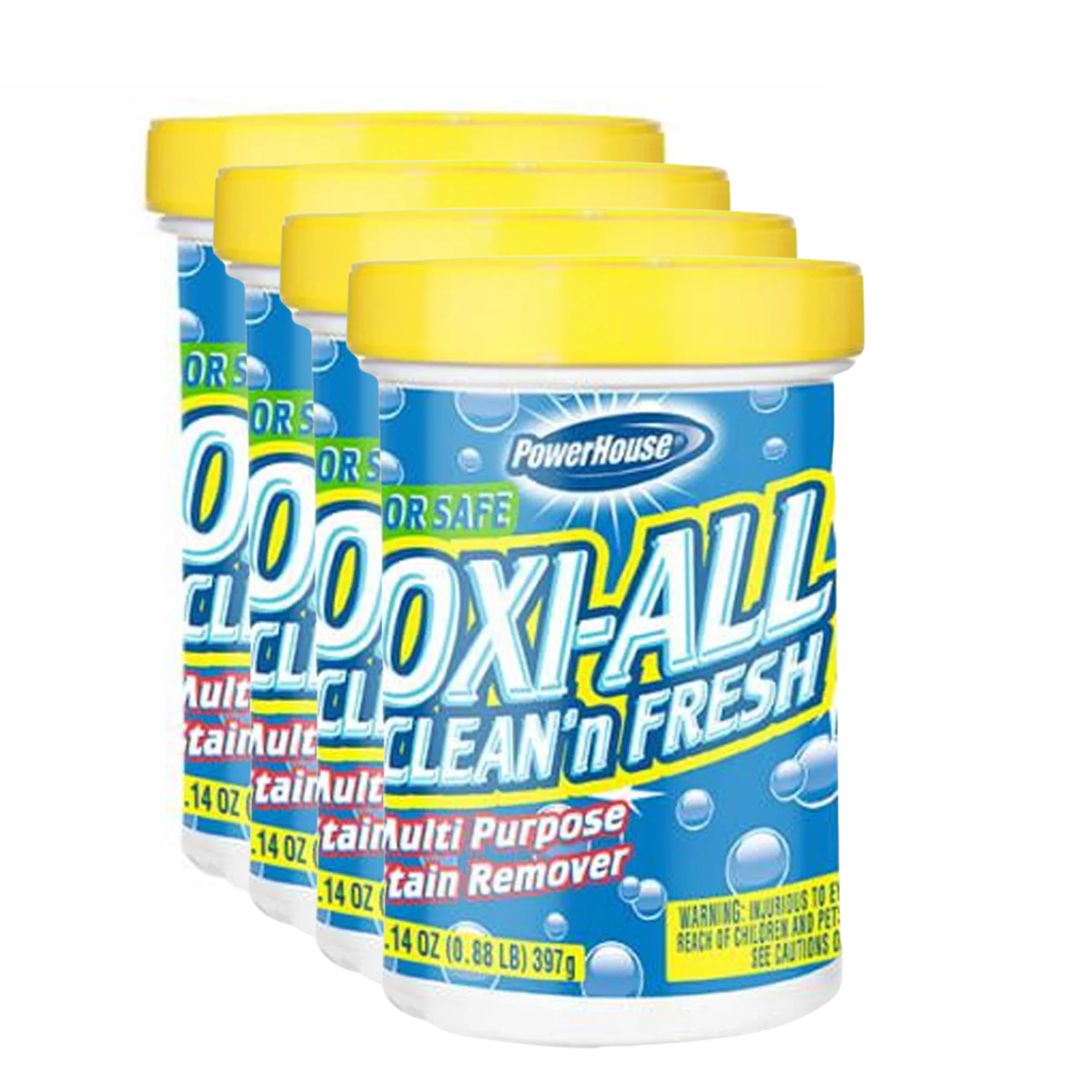 PowerHouse Oxi-All Powder (4 Pack) 1588g - Walmart.com