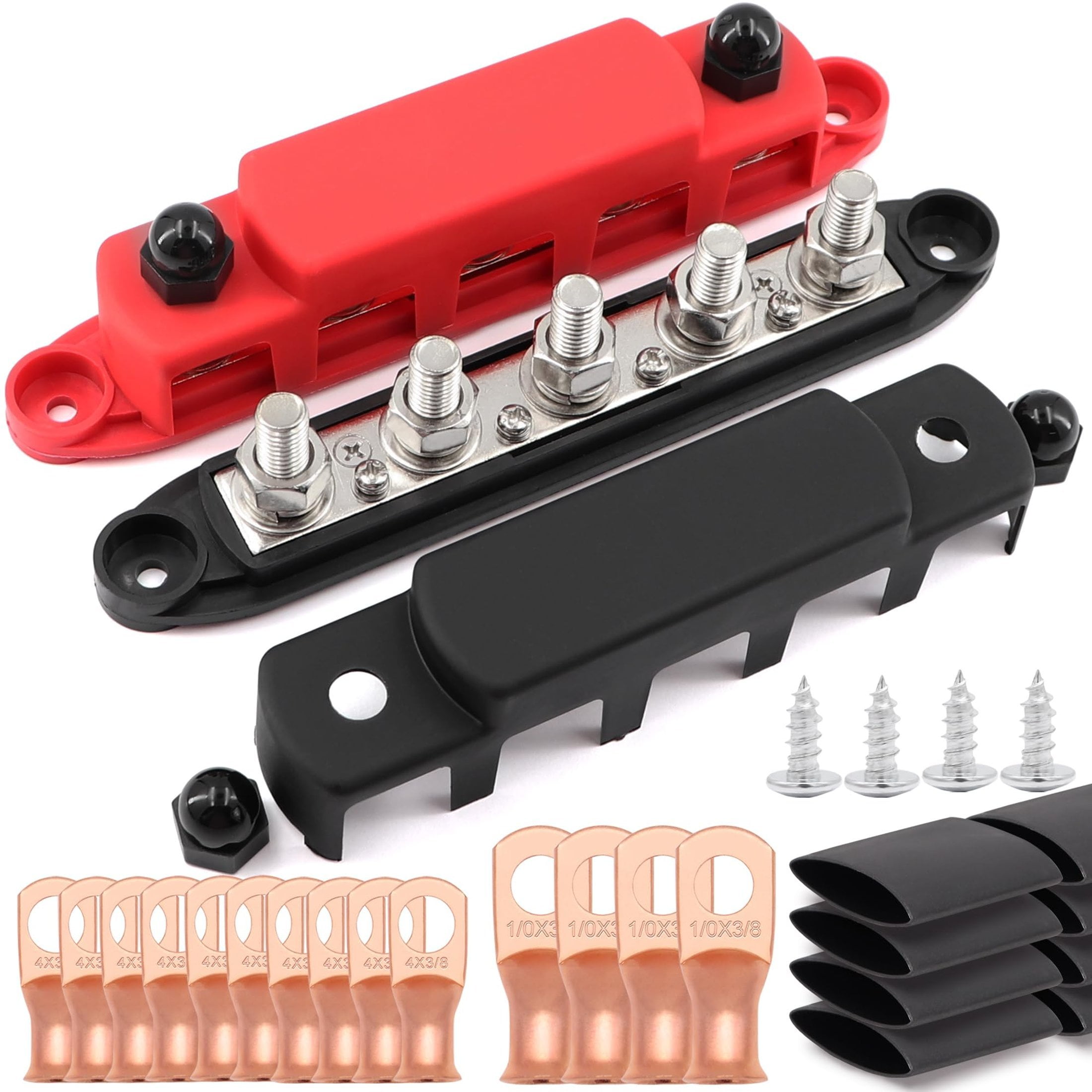 PowerLink 12V 300A Bus Bar Terminal Block for Automotive and Marine Use ...