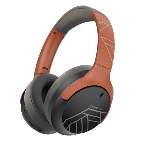 PowerLocus Bluetooth Headphones Over Ear, 60H Playtime, 4 EQ Modes ...
