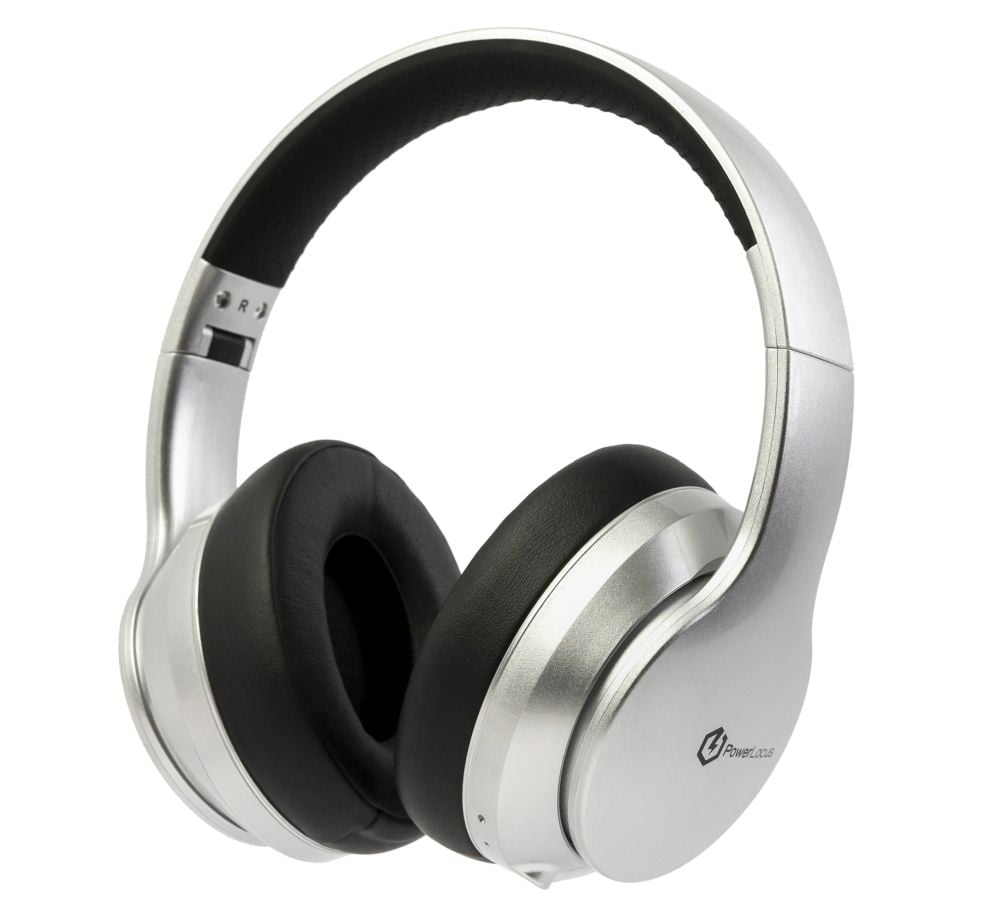 PowerLocus Bluetooth Headphones P6 Black Lines - Walmart.com