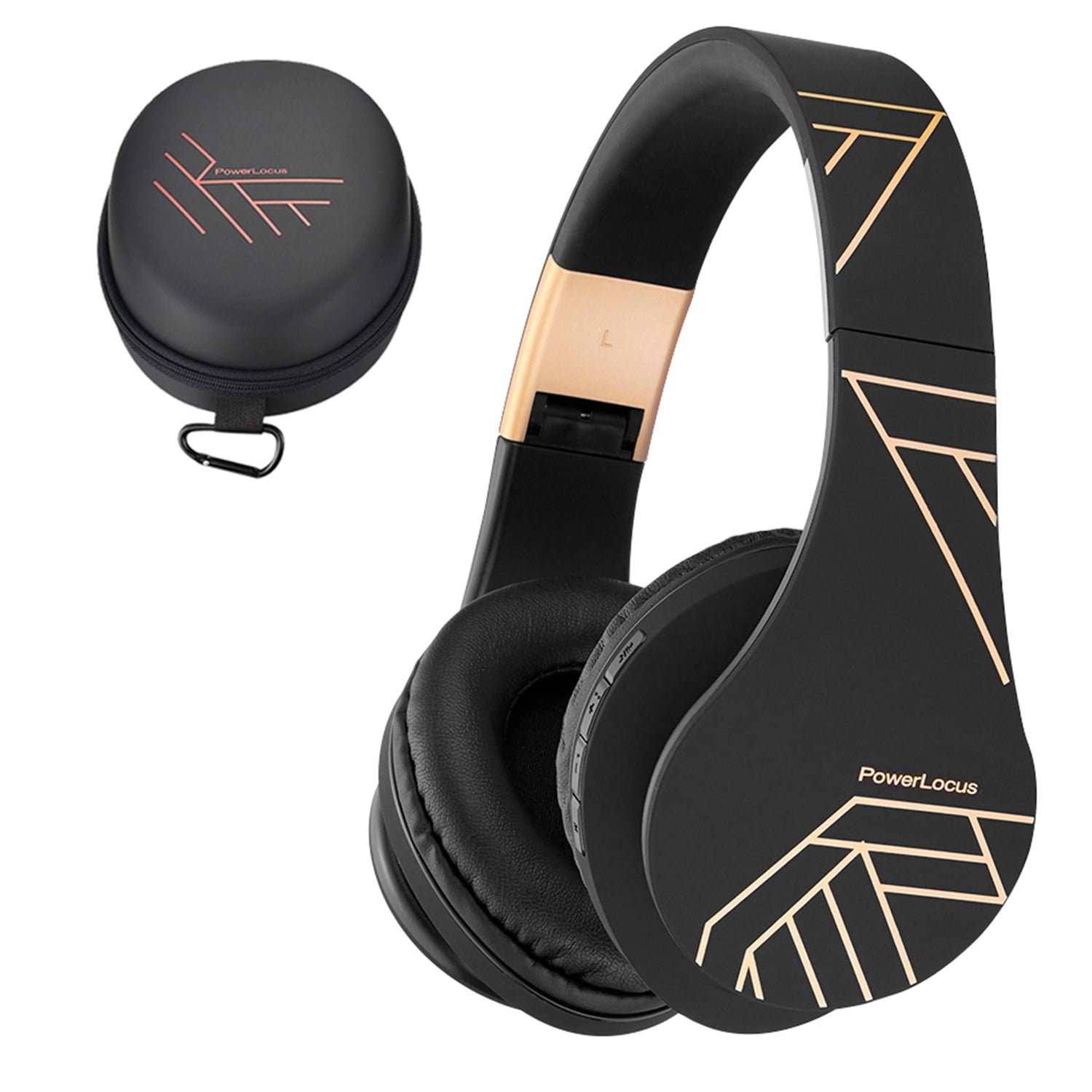 PowerLocus P2 Bluetooth Headphones Over-Ear, Wireless Headphones ...