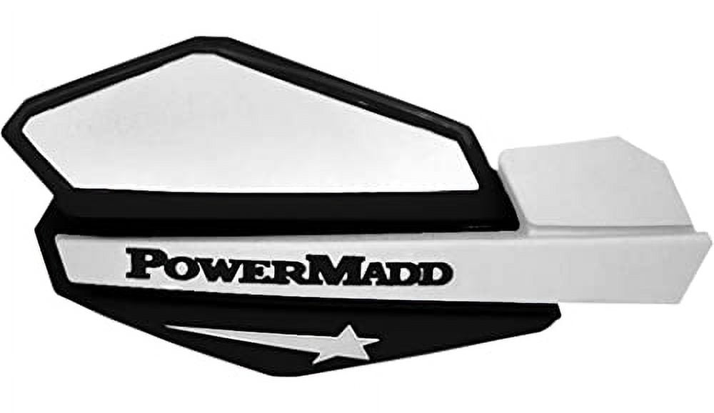 PowerMadd 34228 Black/White Handguards - Walmart.com