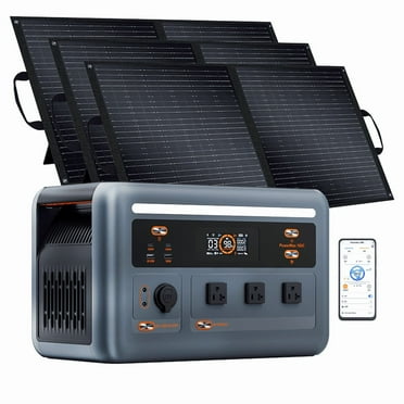EF EcoFlow DELTA 3 Portable Power Station, 1024Wh LiFePO4 Battery, Solar Generator, 1800W AC ...